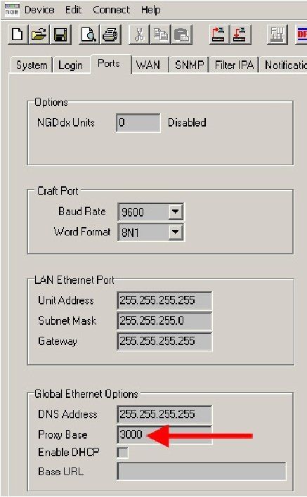 Unable to Proxy through NetGuardian to Another Device