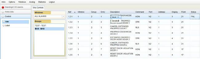 T/Mon LNX Remote Alarm Monitoring System: Screens
